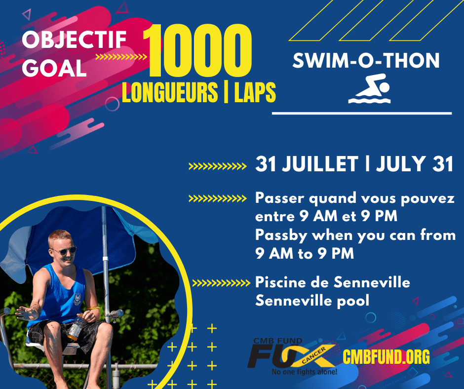 Nage-O-thon pour Cody Bouchard - Village de Senneville