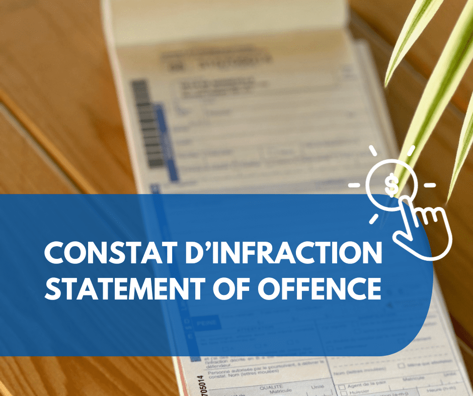 Constat d'infraction - Village de Senneville